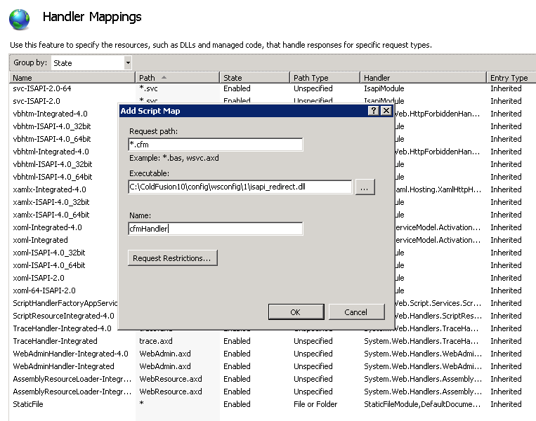 index.cfm not recognized as default document in IIS 7 after upgrading ... index.cfm not recognized as default document in IIS 7 after upgrading ...